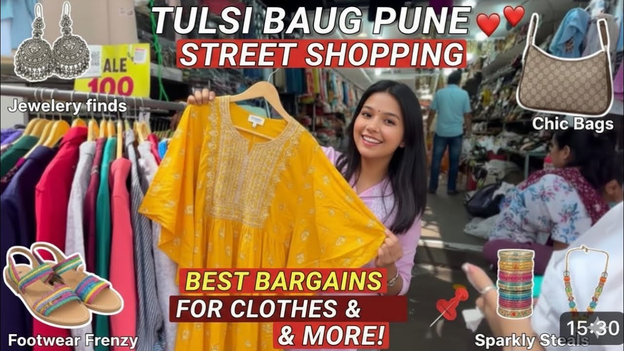 Tulsi Baug:Pune Sarojini Market Most Affordable Shopping🌷Latest ...