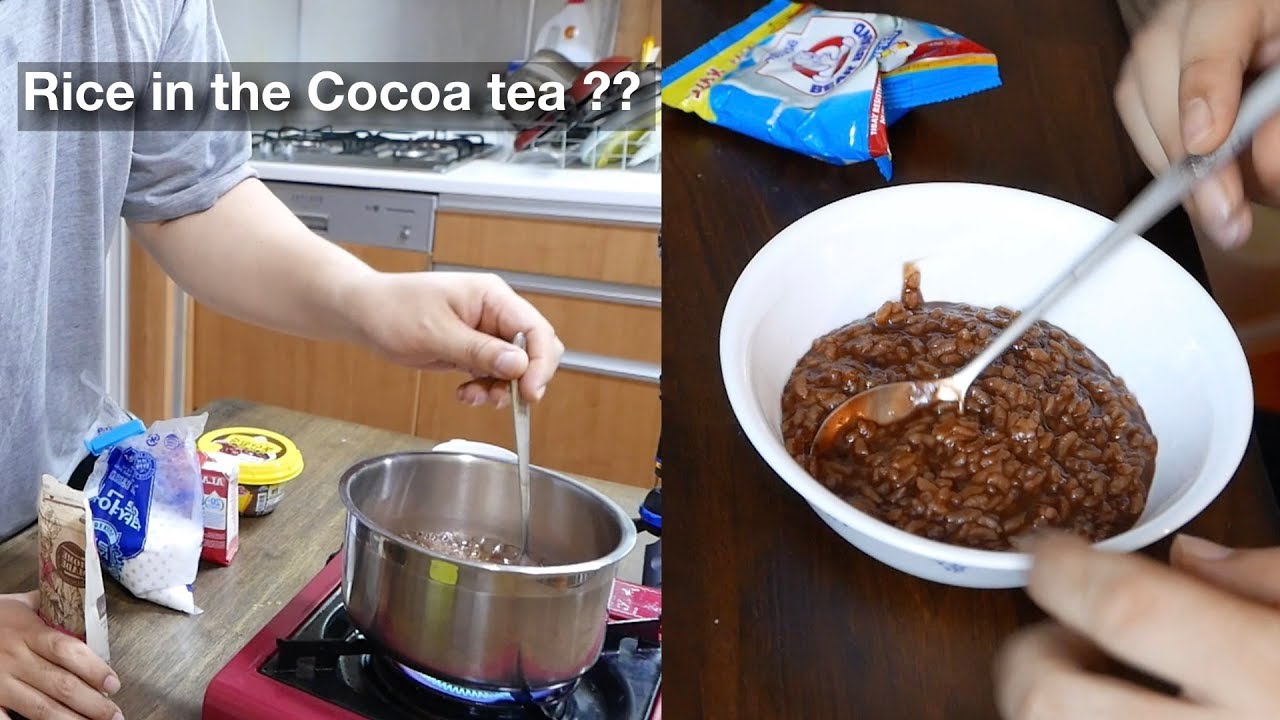 Korean Tries Filipino Food Cooking - Champorado [Mr.BulBul Classic ...