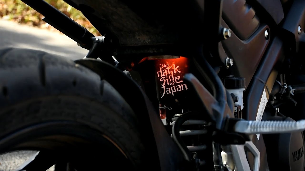 Warning ⚠️ || Yamaha Mt15 Suspension Box Sticker And Light Mod 🥵🥵# ...