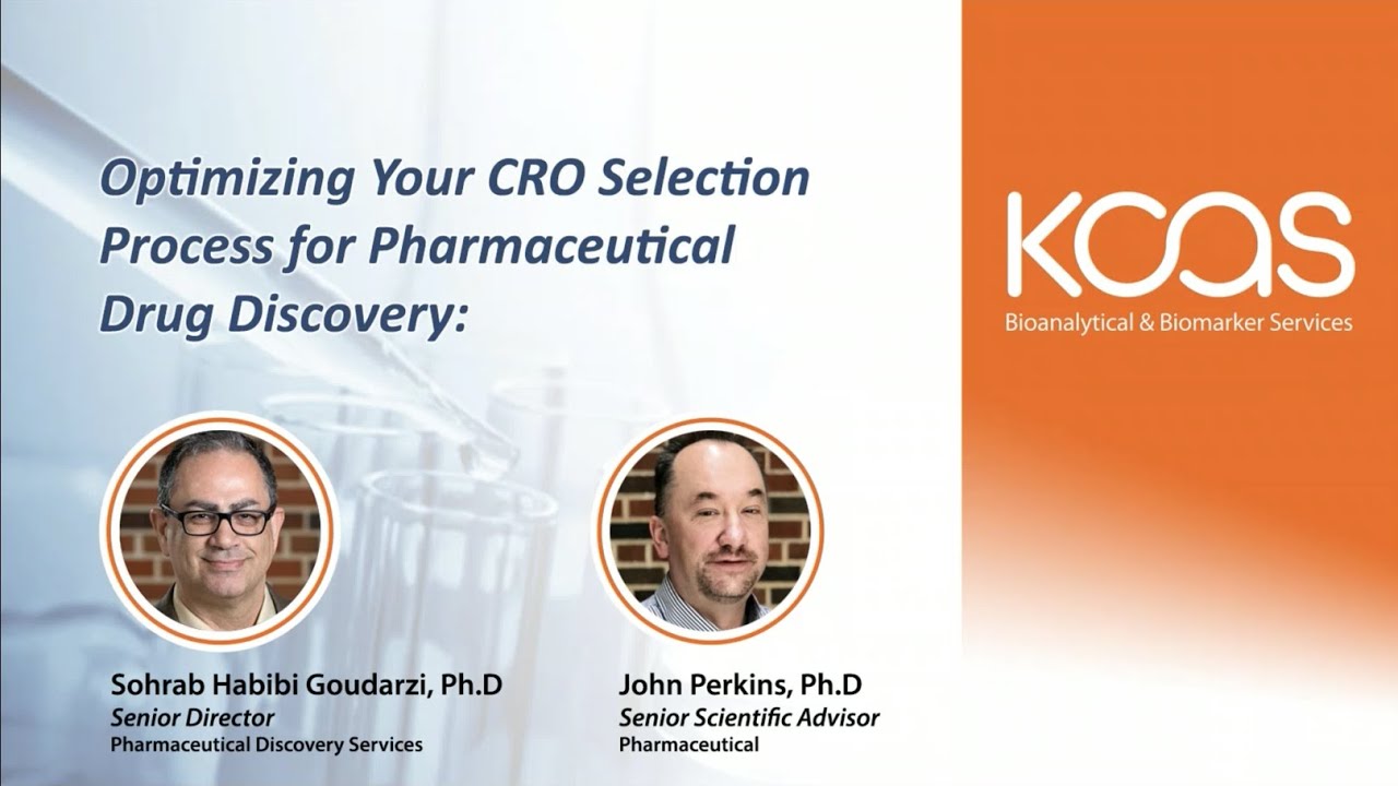 KCAS Webinar: Optimizing Your CRO Selection Process for Pharmaceutical ...