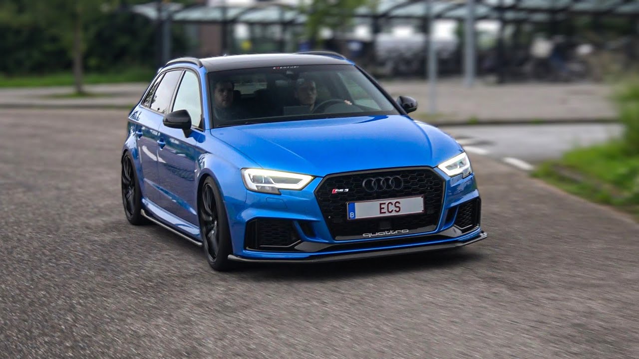 520HP Stage 2 Audi RS3 8V Sportback with Iroz Downpipe - Loud ...