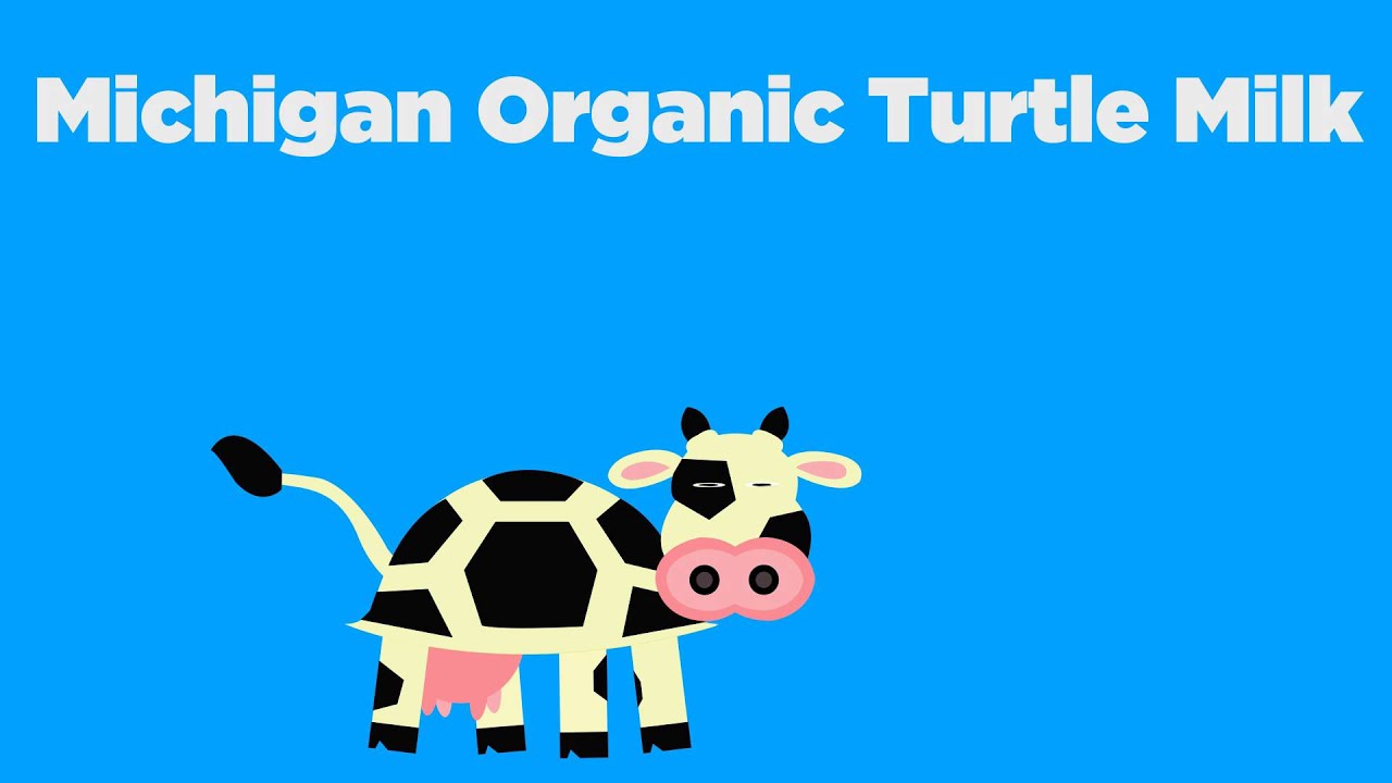 Michigan Organic Turtle Milk Banner - YouTube