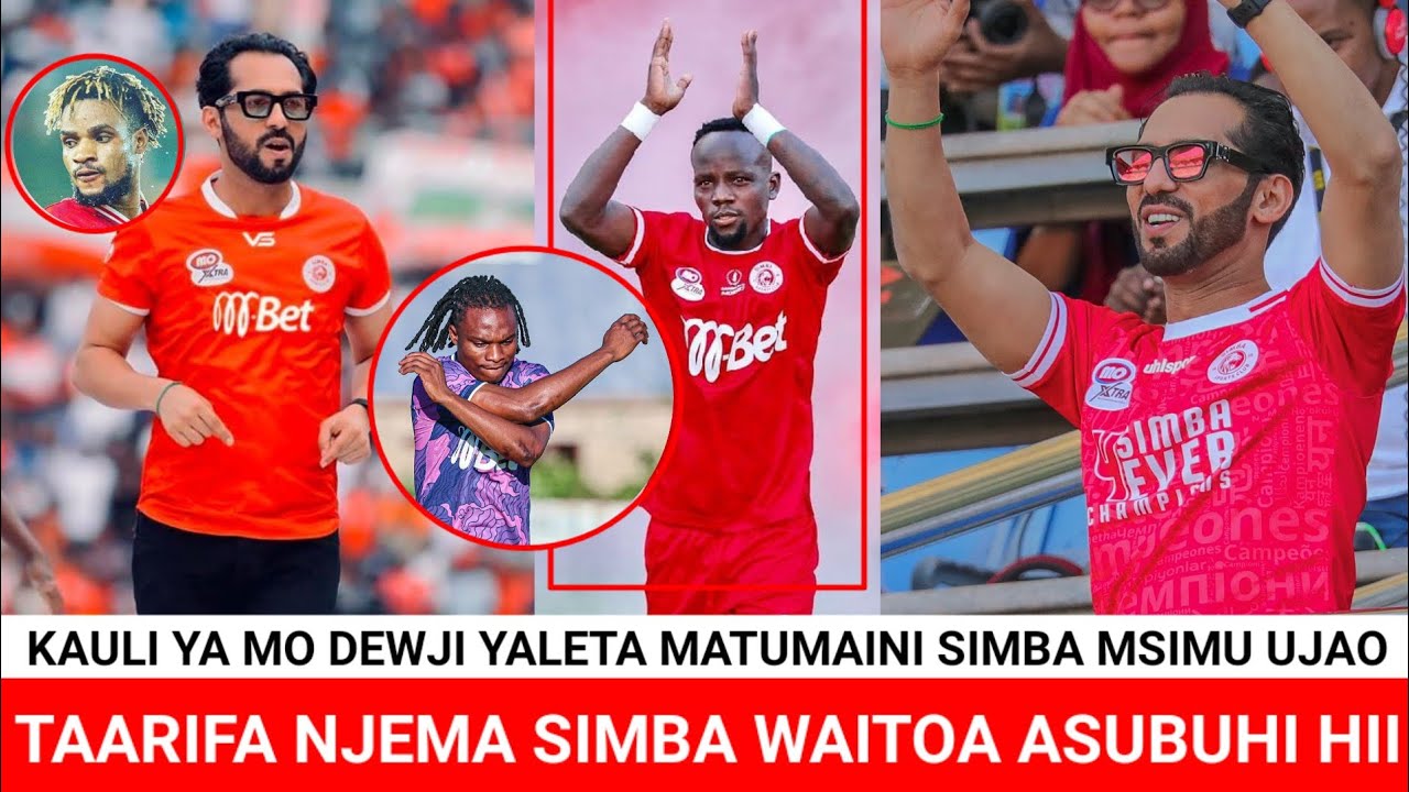ASUBUHI HII SIMBA WATOA TAMKO CHAMA,KIBU, MIQUISONE HAWAONDOKI SIMBA ...