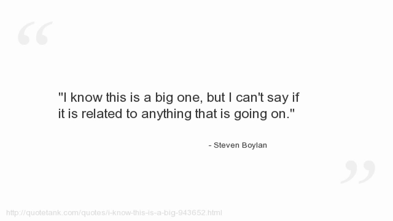 Steven Boylan Quotes - YouTube