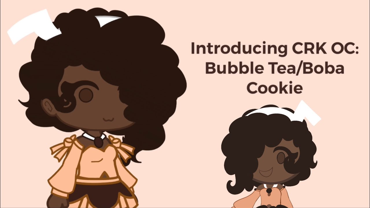 CRK Fanmade OC: Bubble Tea/Boba Cookie (w/speedpaint) 🧋 - YouTube