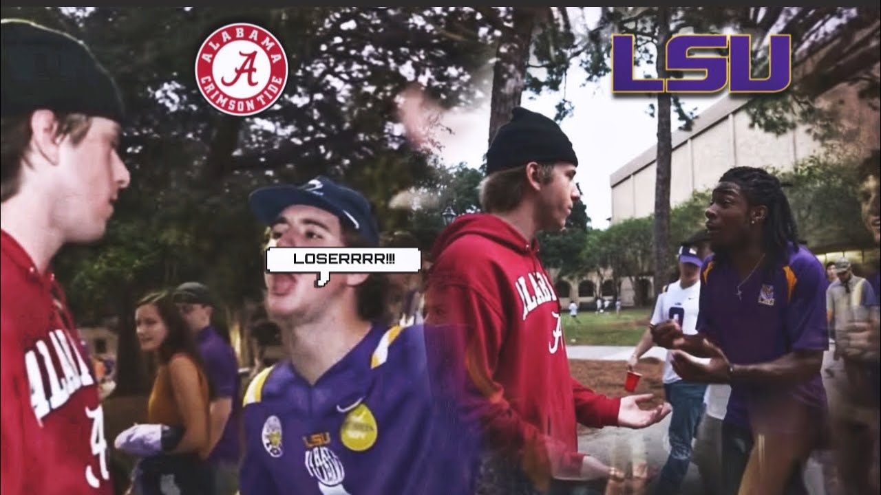 Snarp Trolls CRINGE LSU Fans As Alabama 😂 - YouTube