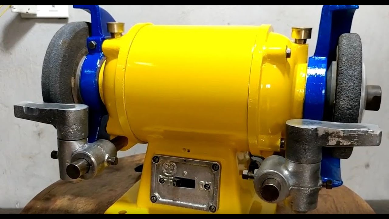 Timelapse restoration - Bench Grinder Restoration - YouTube