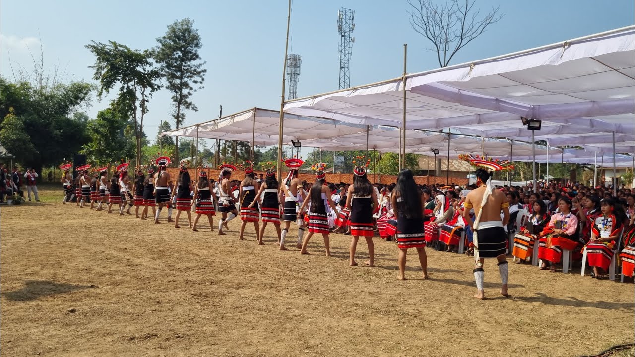 Opening dance by Jalukie 'B' Heraka youth || The 2nd general conference ...