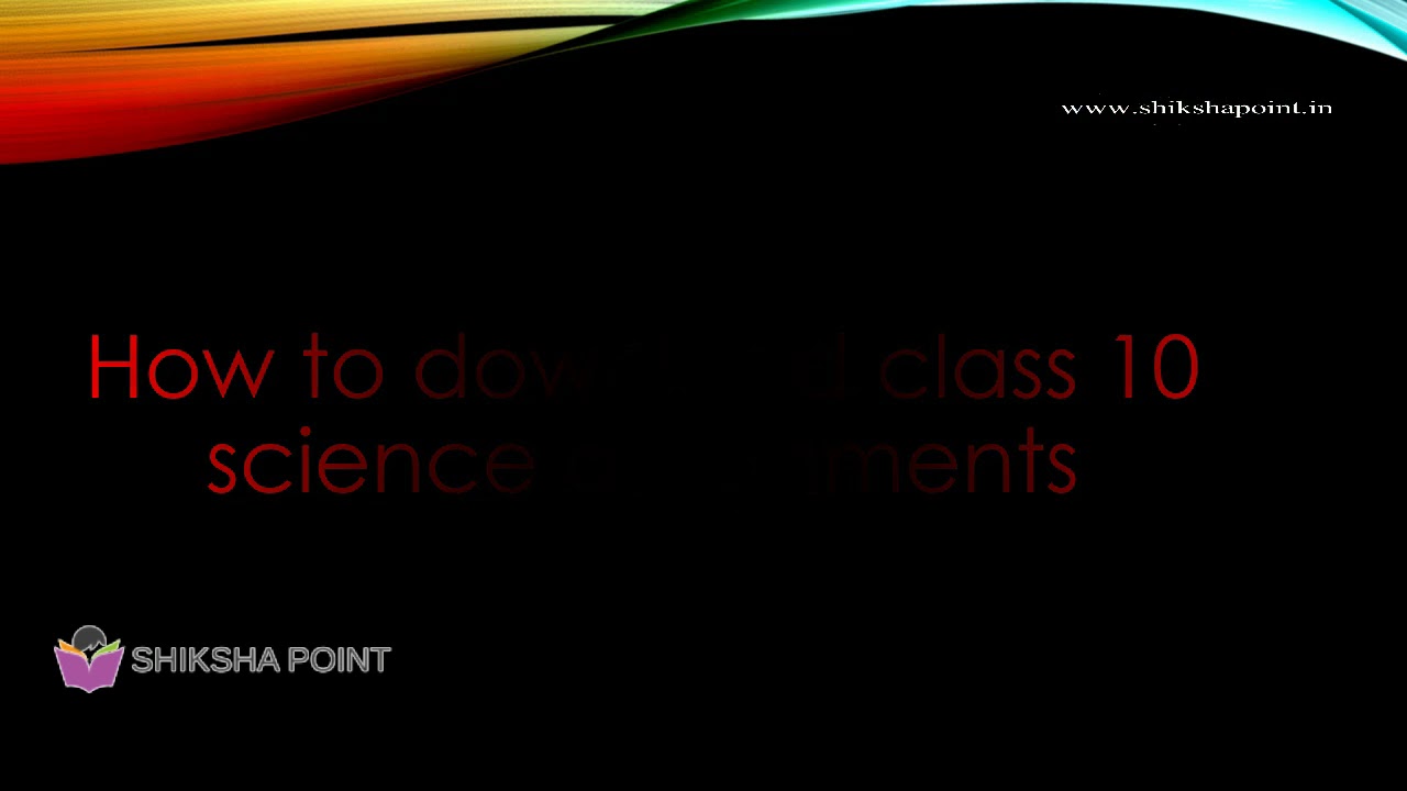 Class 10 Science Assignments - YouTube