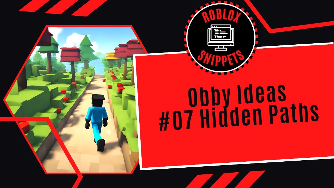 Obby Ideas In Roblox Studio #7: Hidden Paths - YouTube