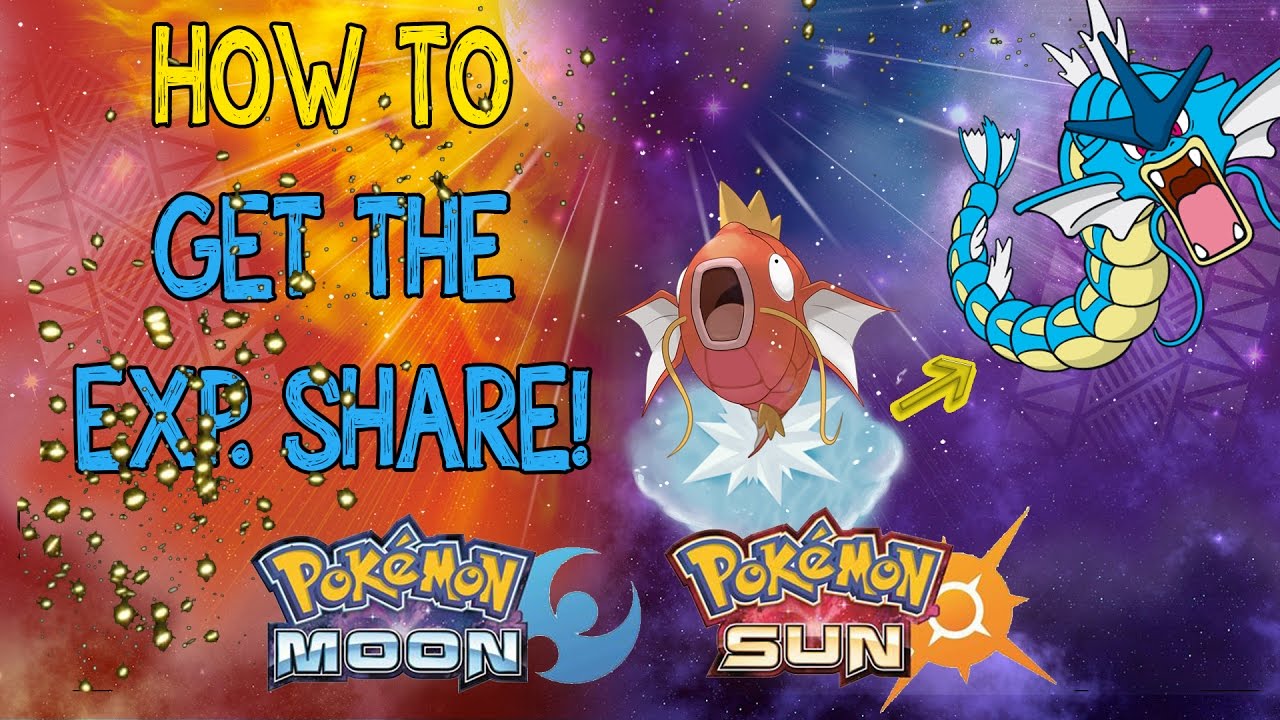 Exp Share Tutorial Pokemon Sun Moon How To Get The Exp Share