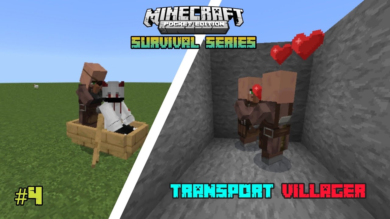 The Best Transport Villager of ever Minecraft Survival #4 - YouTube