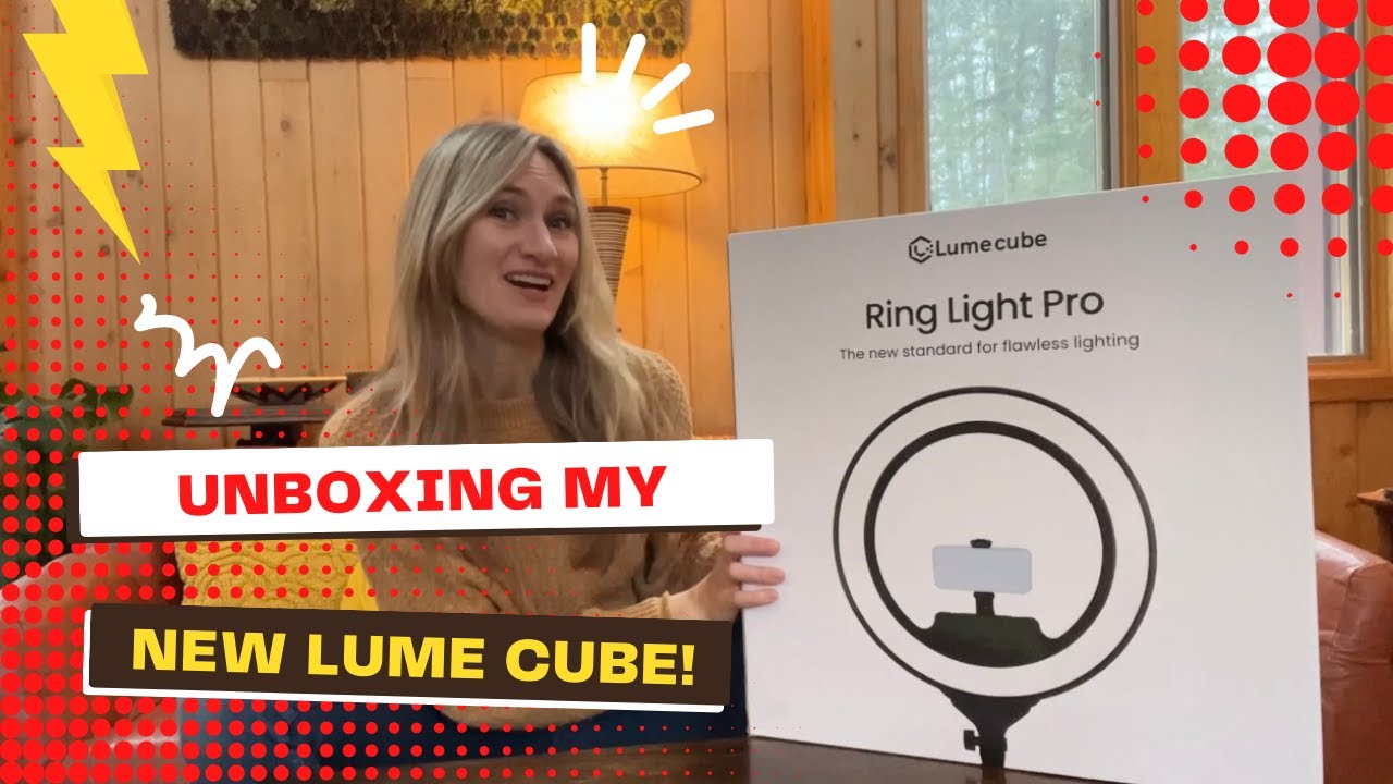 Unboxing my Lume Cube Ring Light Pro - YouTube