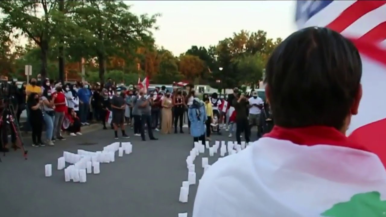 Hundreds gather in Dearborn to honor lives lost in explosion in Beirut ...