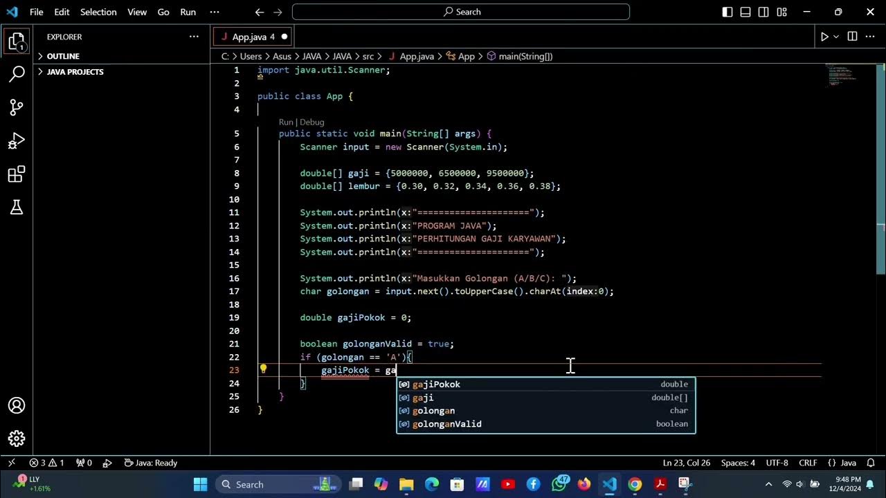 Tugas 3 Algoritma dan Pemrograman | Program sederhana | Universitas Terbuka - YouTube