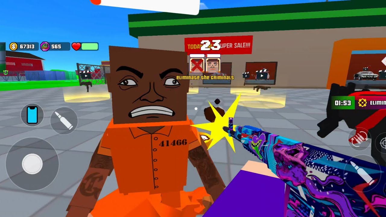 Gangs wars pixel shooter RP New Gameplay walkthrough - YouTube