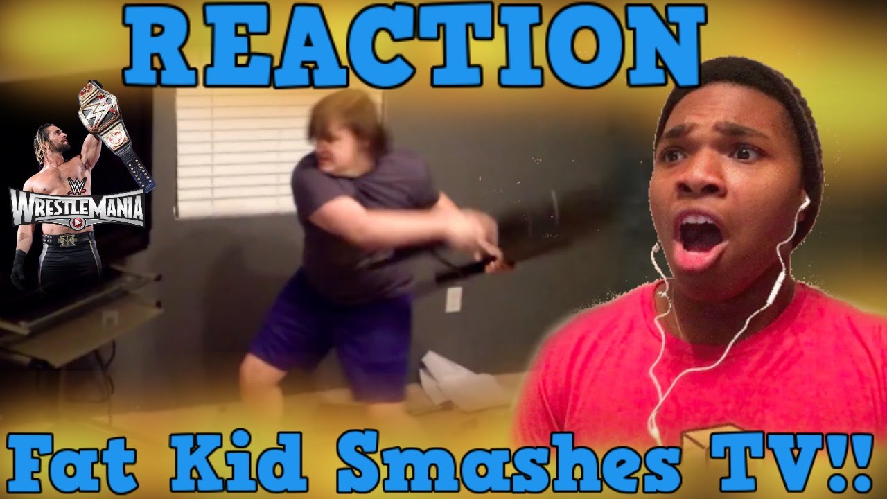 FAT KID RAGES AT WWE WRESTLEMANIA 31 & Seth Rollins | Reaction!! - YouTube