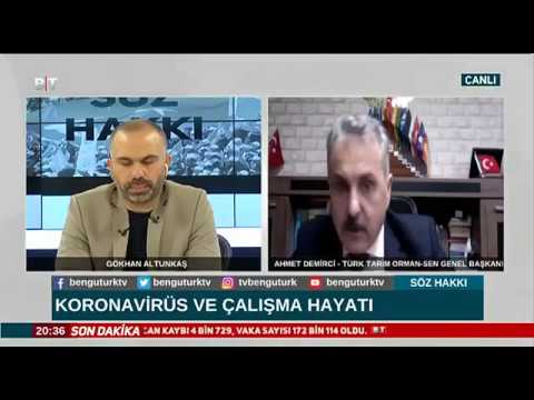 AHMET DEMİRCİ: TARIM VE ORMAN BAKANLIĞININ PERSONEL İHTİYACI HALEN DEVAM ETMEKTEDİR