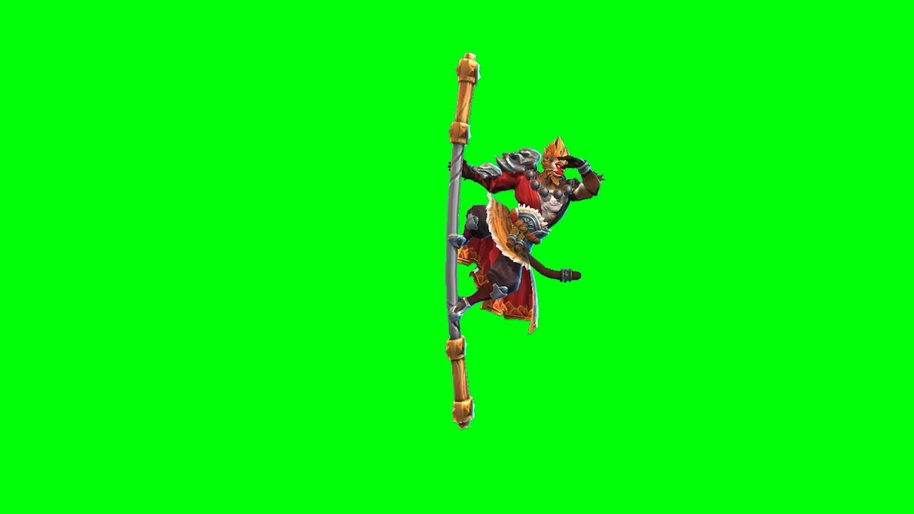 Anime Green Screen Hero Mobile Legend -Sun Monkey King Screen Green No ...