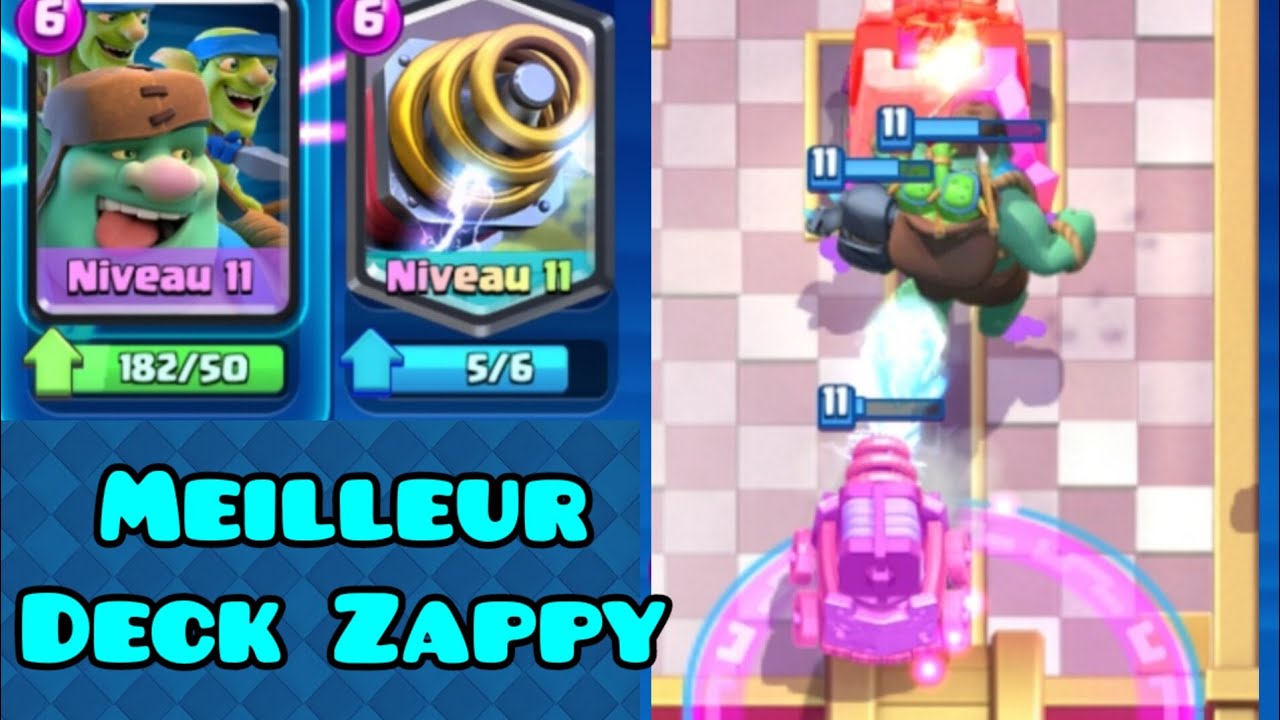 Le MEILLEUR DECK GÉANT GOBELIN ZAPPY Sur Clash Royale ! 💣 - YouTube