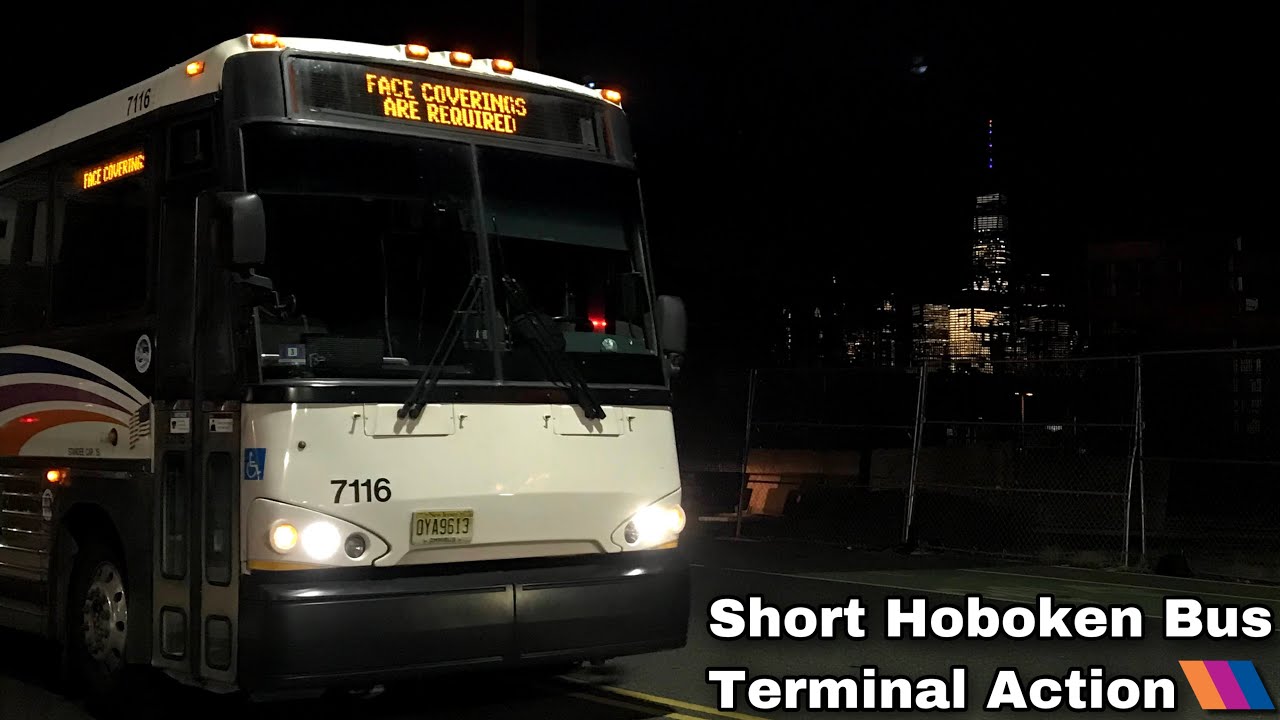 2020 NJT Hoboken Bus Terminal Action - YouTube