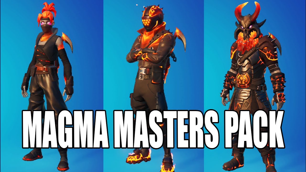 MAGMA MASTERS PACK Showcase in Fortnite - YouTube