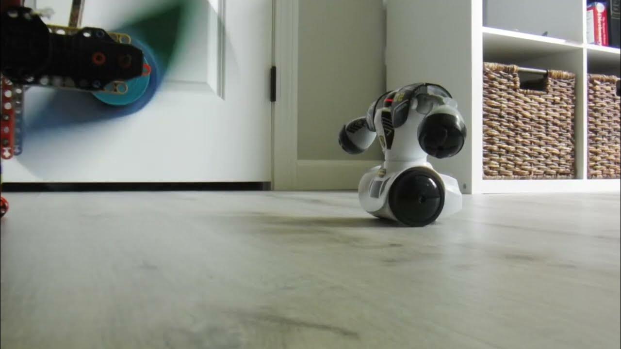 DESTRUCTORS SAW VS SHARPER IMAGE COMBAT ROBOT IS INTENSE - YouTube