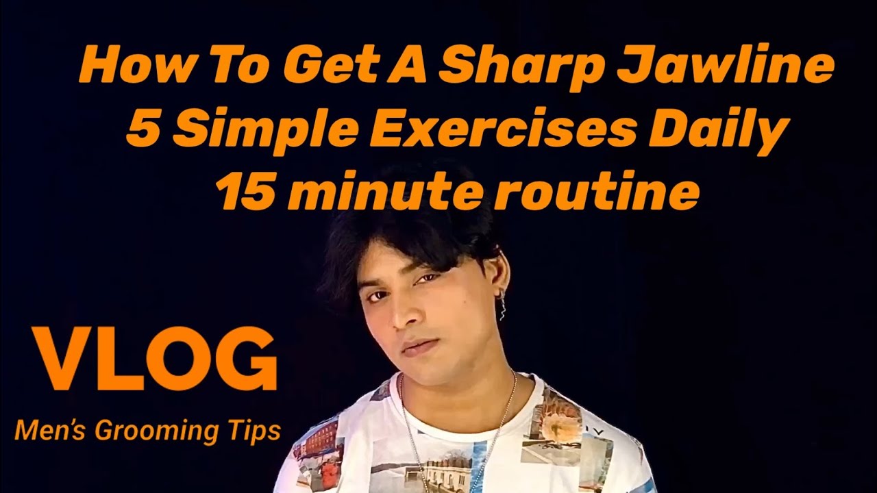 || Mewing to get a sharp defined jawline || Simple home exercise ...