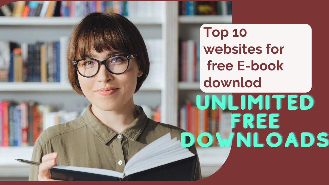 Best websites to download unlimited E-books for free - YouTube