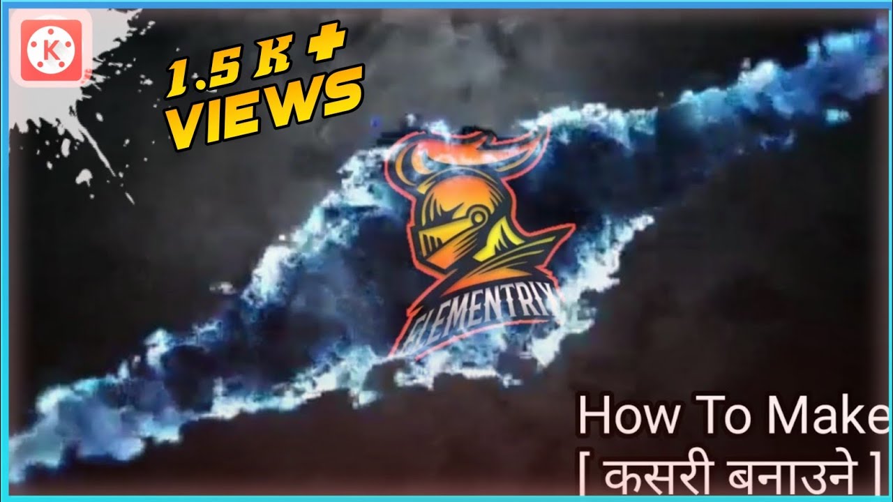 How To Make Slash Logo Reveal Intro in Android by using kinemaster ||Official intro of ...