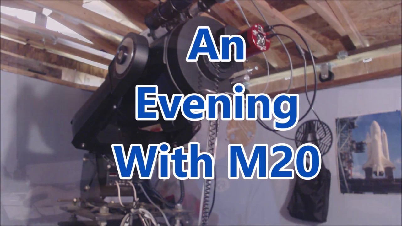 An Evening with M20 capturing a DSO - YouTube
