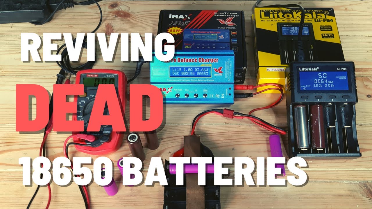 Easiest way to REVIVE 18650 battery | DIY weekend - YouTube