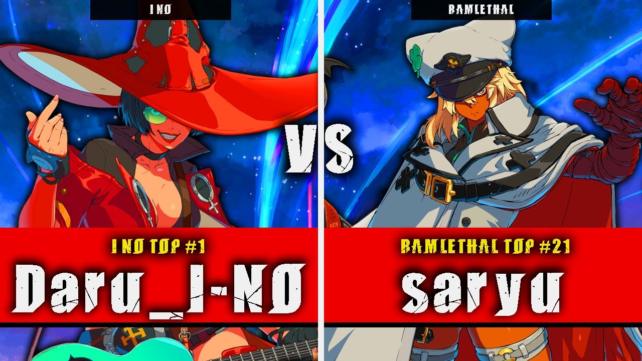 GGST | Daru_I-NO (I-NO) VS saryu (Ramlethal) | Guilty Gear Strive High ...