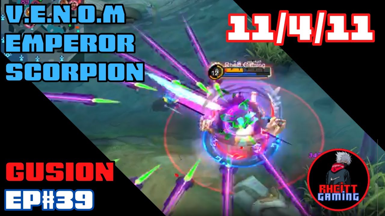 Gusion Gameplay | Emperor Scorpion | Mobile Legends Bang Bang - YouTube