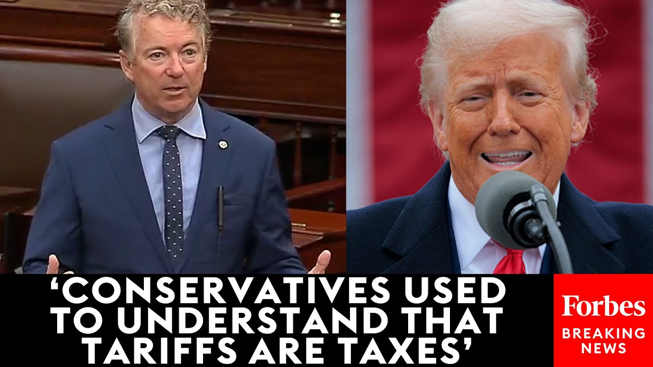BREAKING NEWS: Rand Paul Delivers Epic Speech Against Trump's Tariffs ...