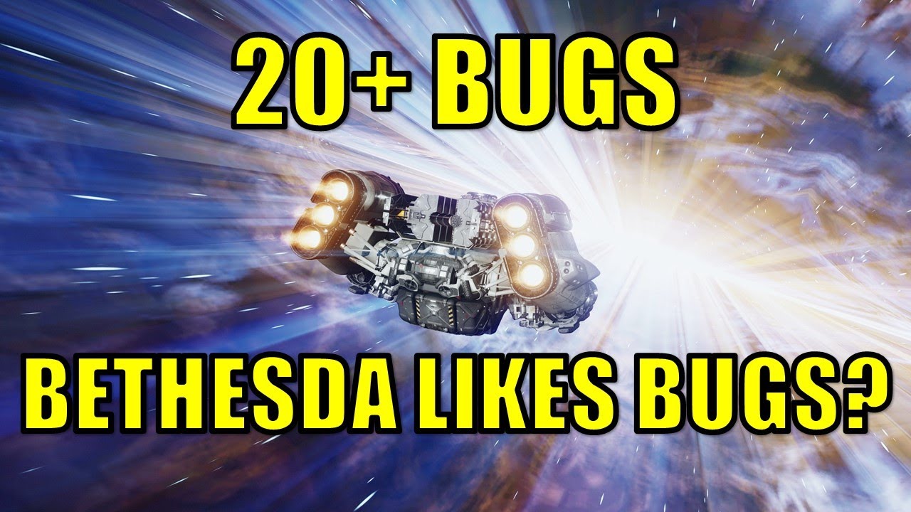 Starfield All Bugs Shown During The Presentation - YouTube