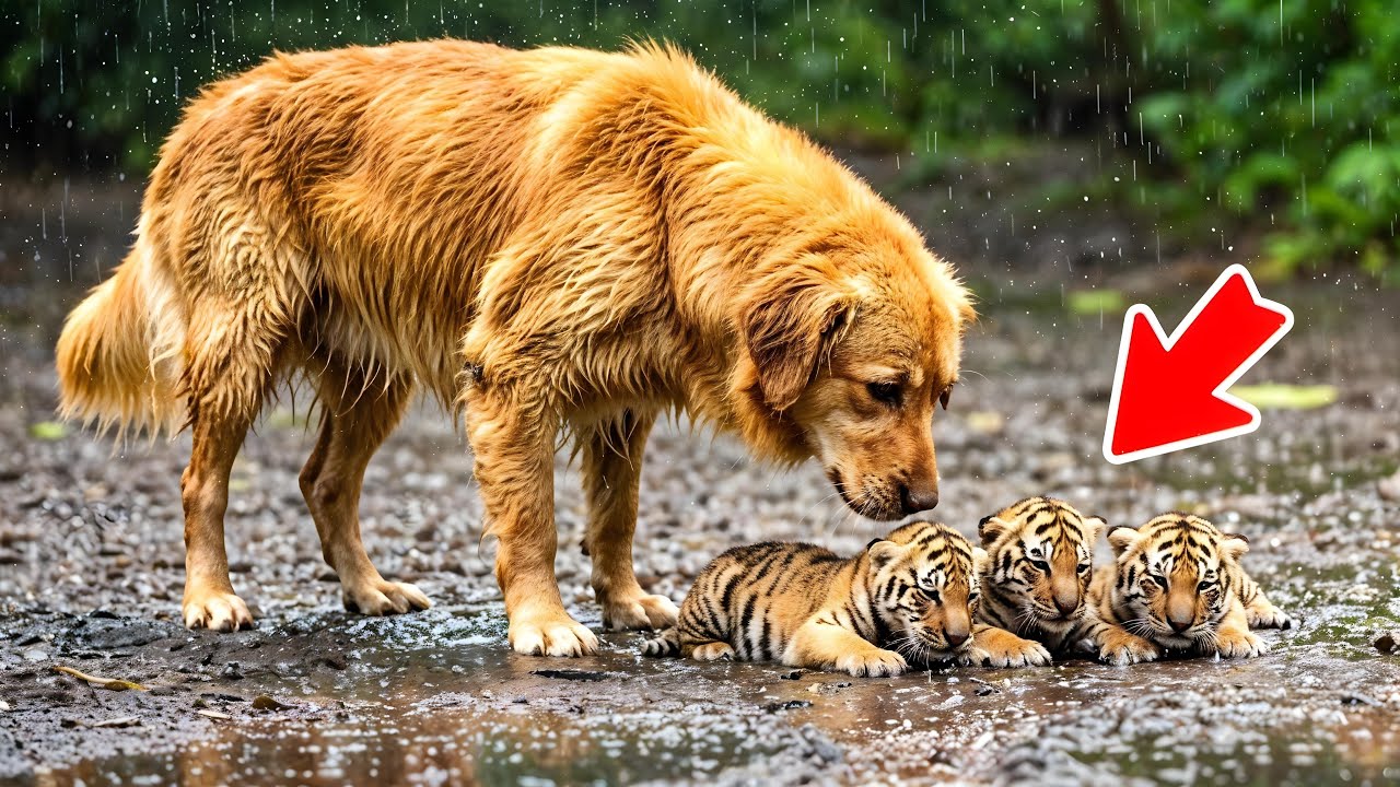 Golden Retriever Saves 3 Dying Tiger Cubs—What Happens 2 Years Later Is ...