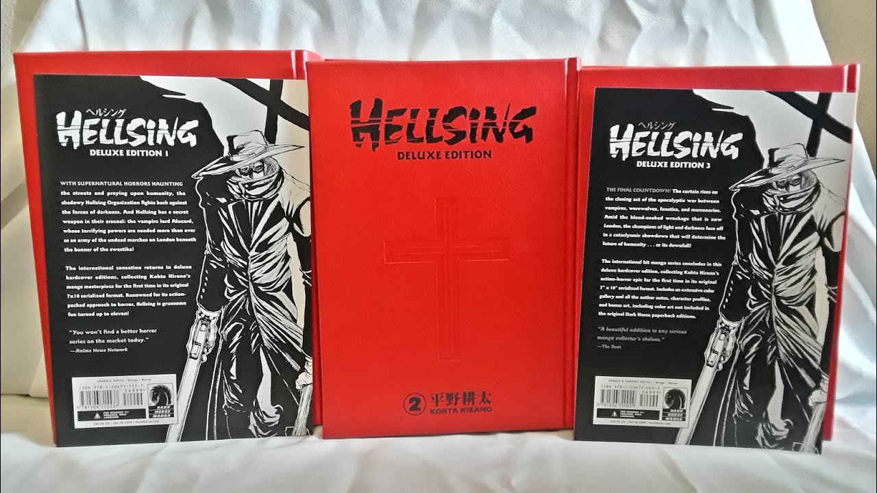 Unboxing Hellsing Complete Manga Series - YouTube