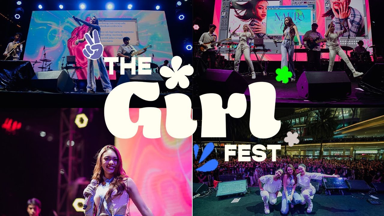 Naura Ayu at Girl Fest 2023 Stage - YouTube