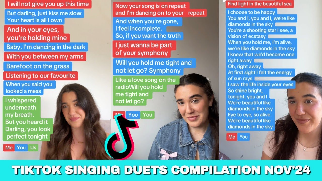 TIKTOK SINGING DUETS COMPILATION NOVEMBER PART 1 2024 @OFFICALEMMAWHITE ...