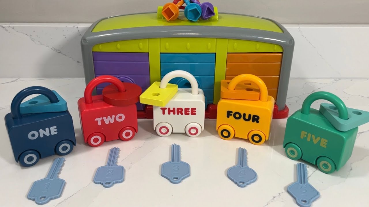 Learn Colors Numbers and Shapes with the Cars & Keys/ Best Car Toy ...