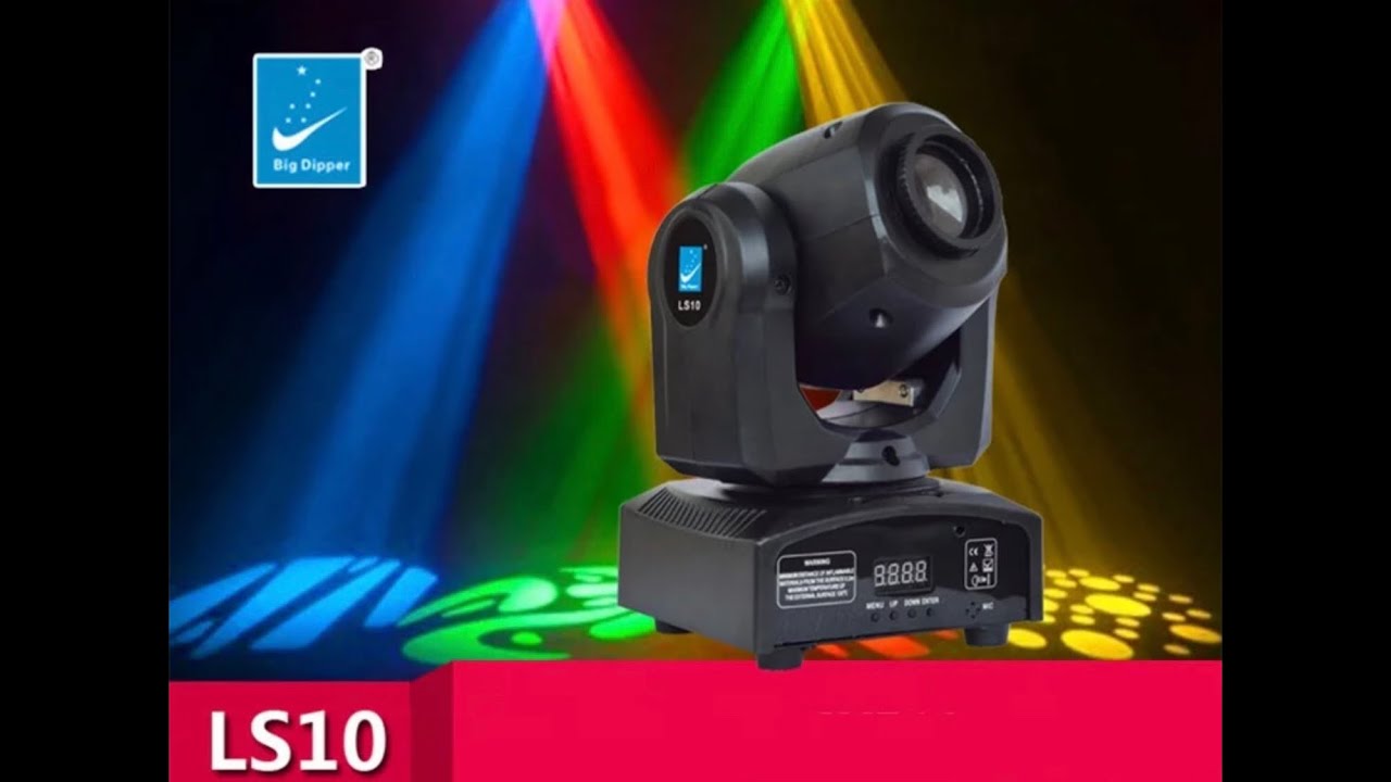 Big Dipper & BETOPPER LS10 Compact moving head - YouTube