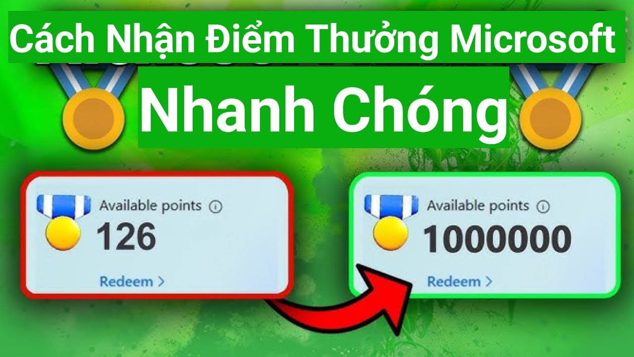 Cách nhận Điểm thưởng Microsoft Rewards nhanh chóng 2024 (Mới nhất ...