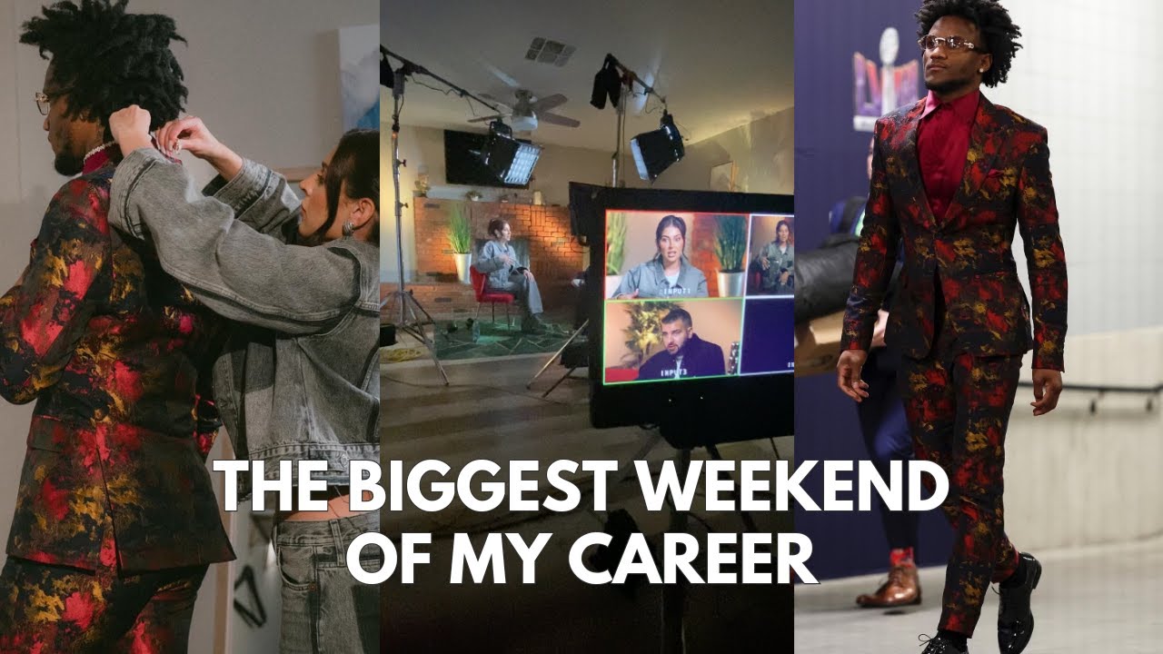 STYLING MY NFL CLIENT FOR THE SUPER BOWL & BTS of my ABC Interview ...
