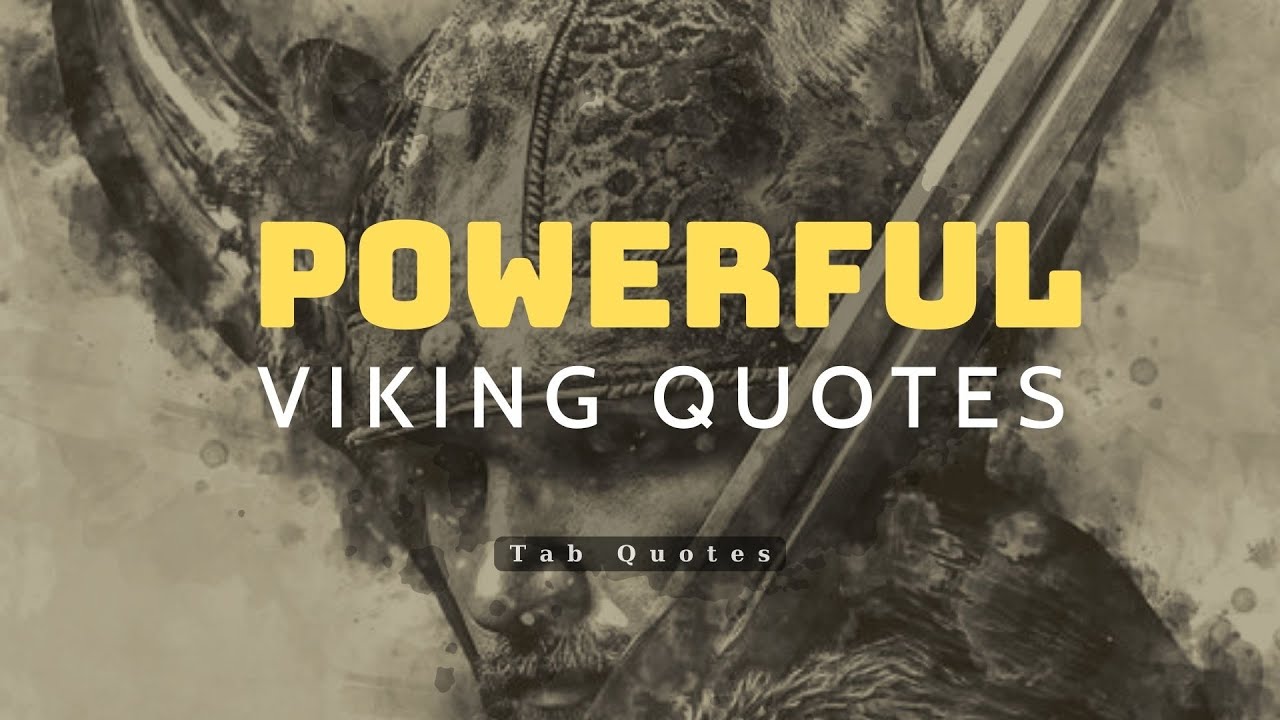 Best Norse and Viking Quotes For Life | Norse Philosophy - YouTube