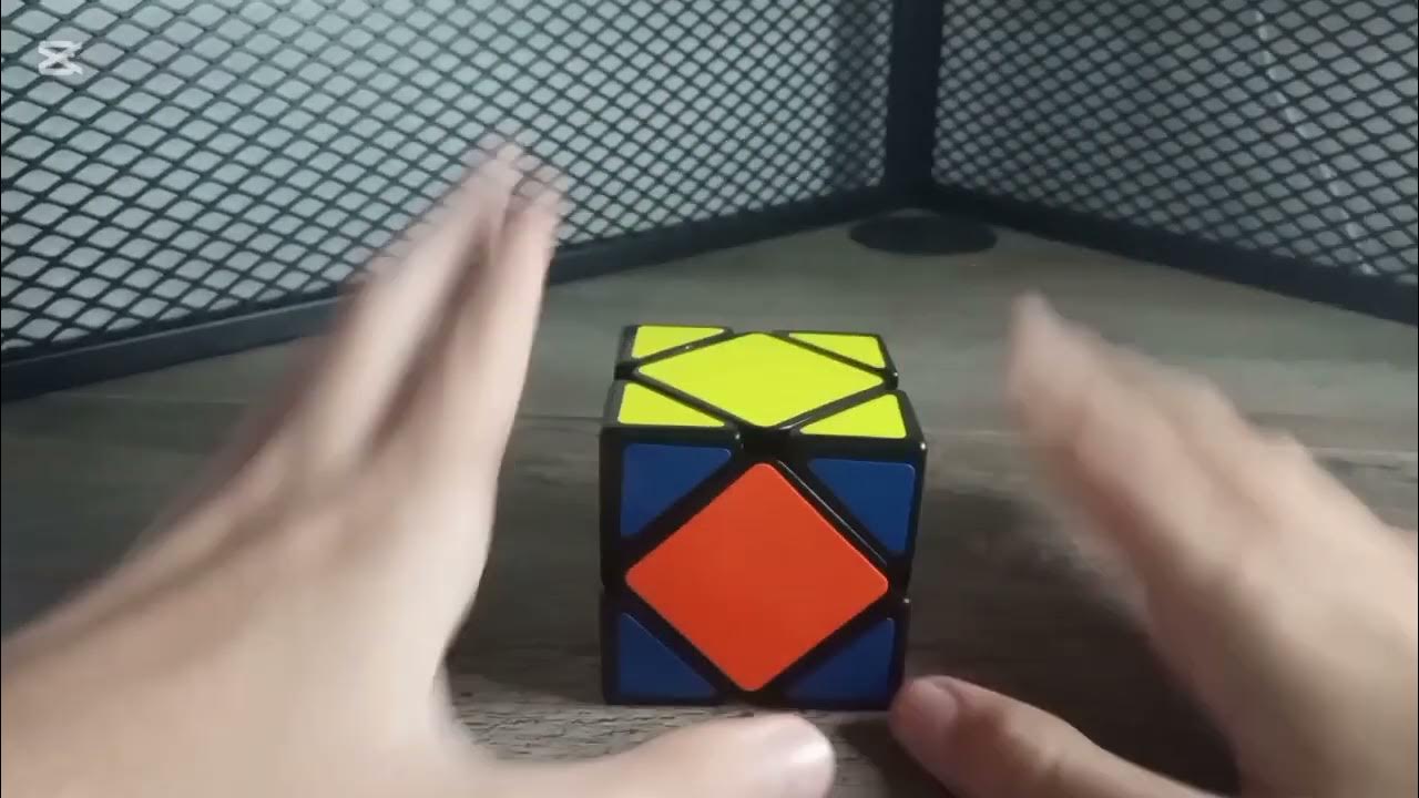 Tutorial de como armar el cubo skewb facil con solo 1 algoritmo - YouTube
