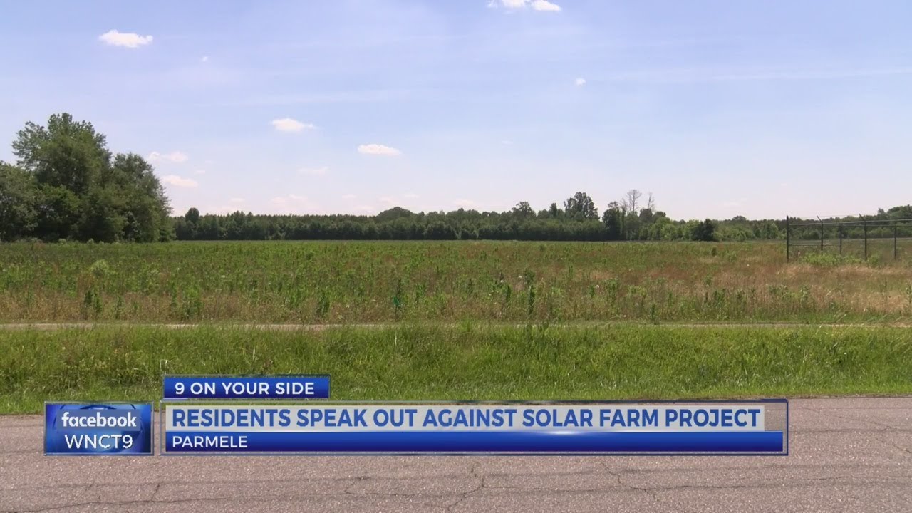 Residents speak out against solar farm project - YouTube