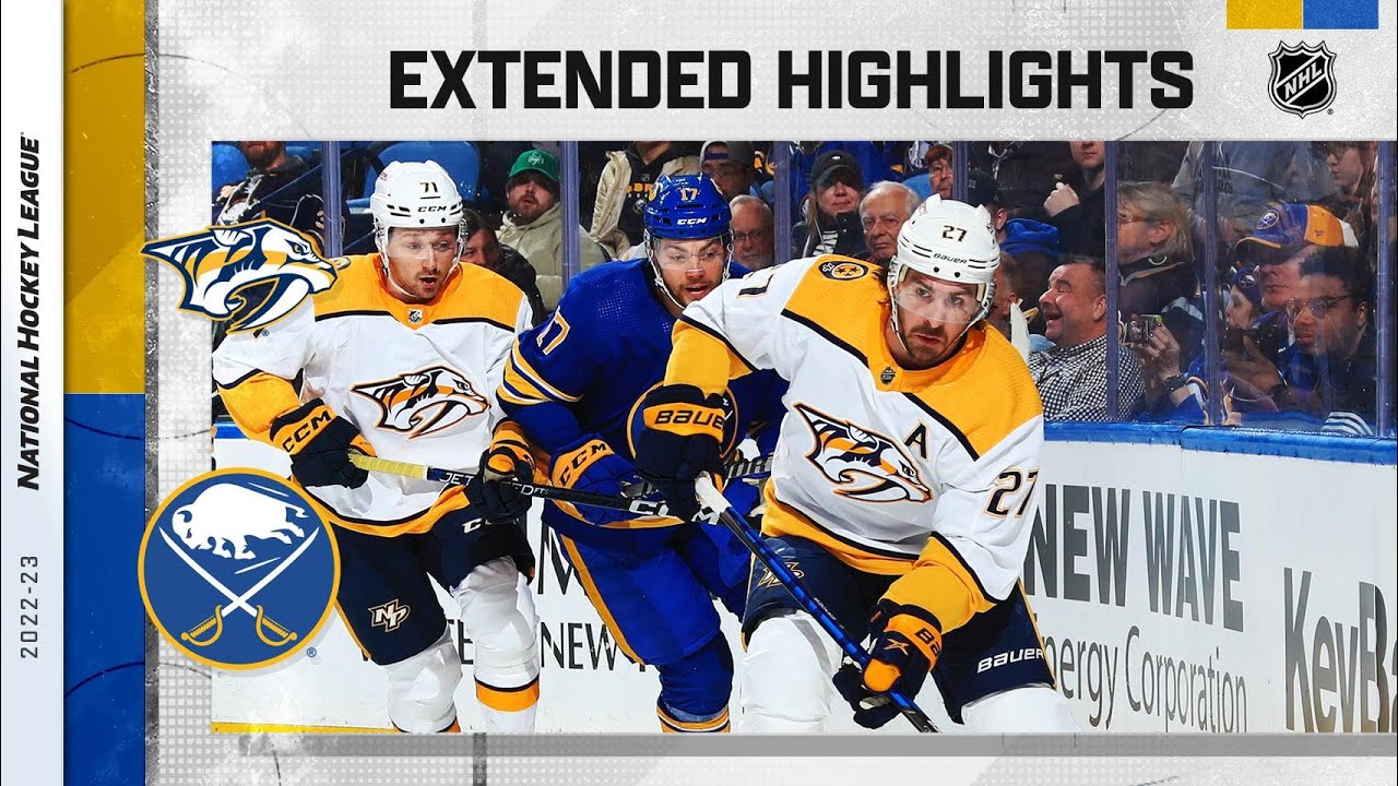 Nashville Predators vs. Buffalo Sabres Mar 21, 2023 HIGHLIGHTS - YouTube
