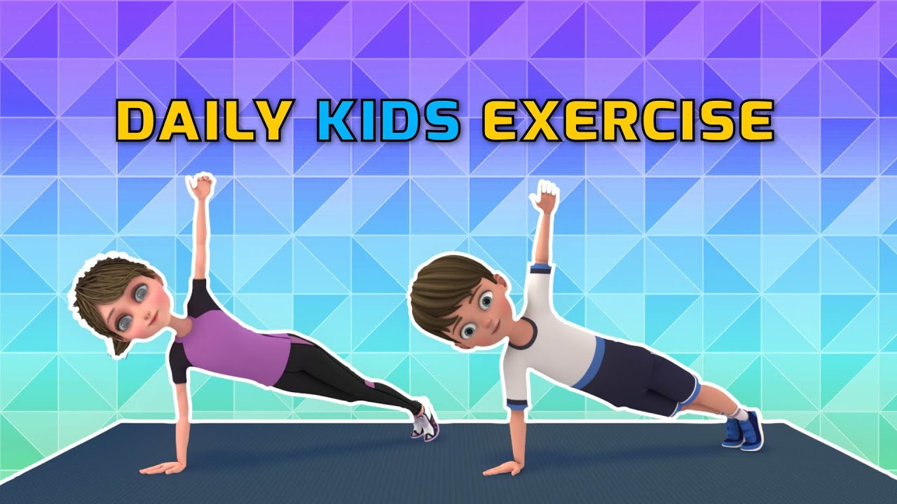 DAILY KIDS EXERCISE: BURN CALORIES AND GET SLIM! | Kids Exercise - YouTube