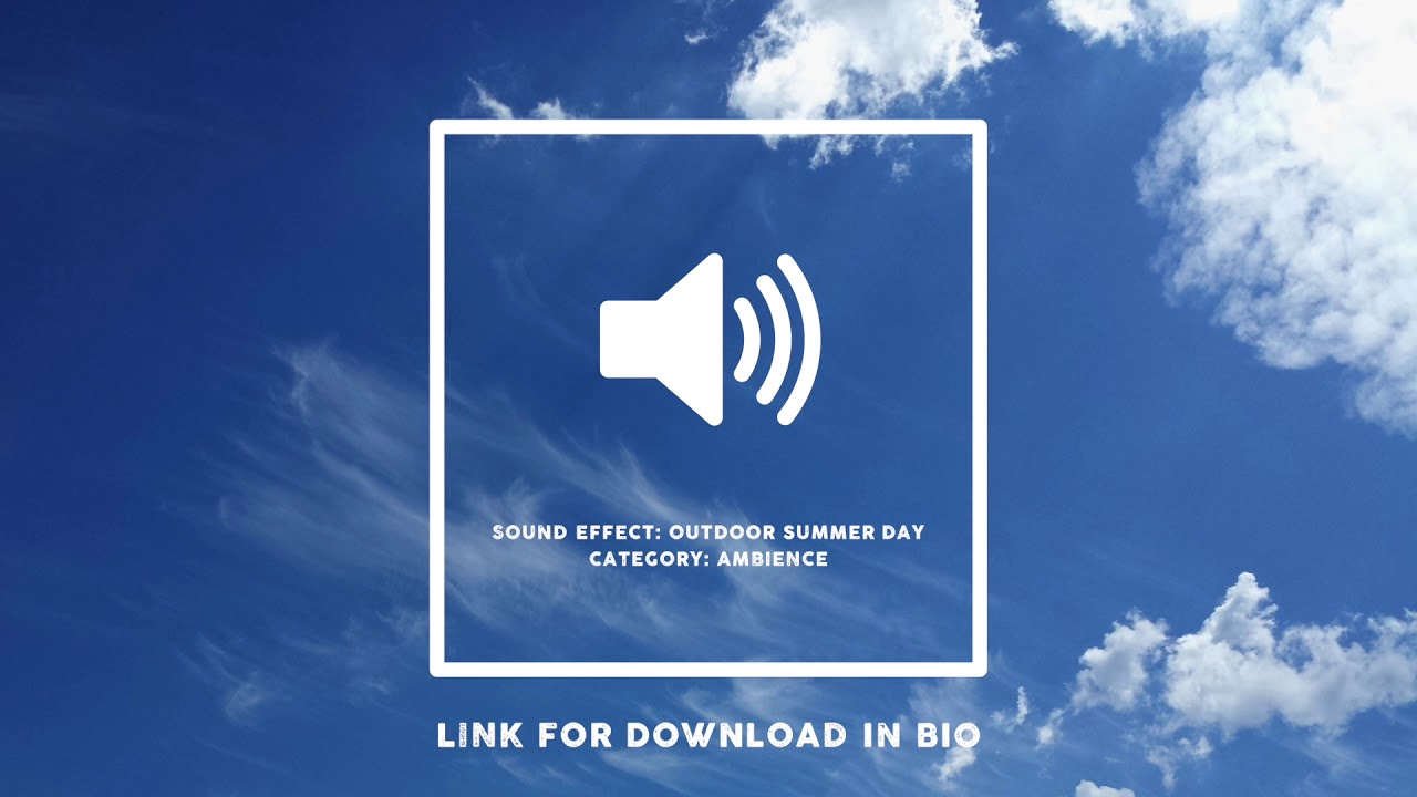 Outdoor Summer Day (Ambience) | Royalty Free Sound Effect - No ...